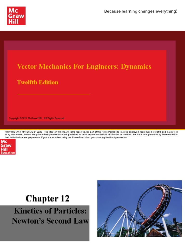 Vector Mechanics For Engineers: Dynamics: Twelfth Edition | Download ...