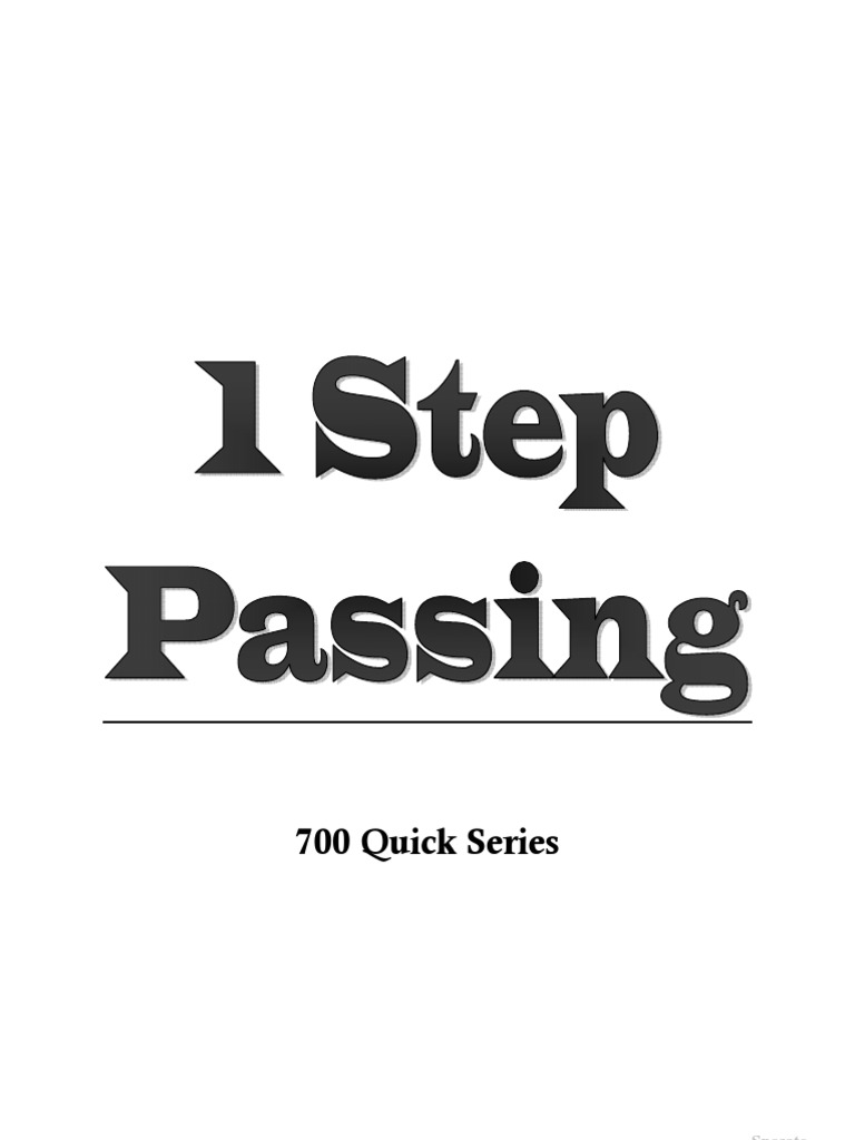 Quick 1-Step Passing Routes and Terminology | PDF | Gridiron Football ...