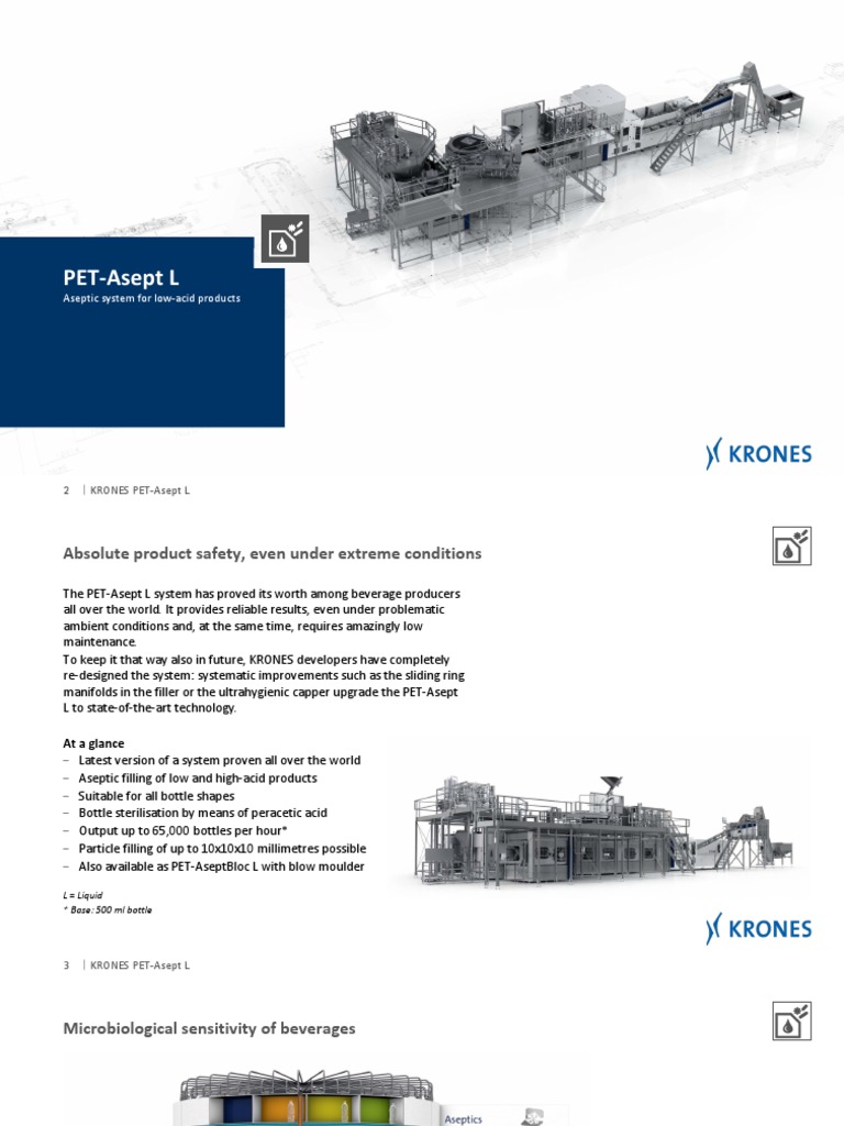 4 Krones Pet Asept L | PDF | Sterilization (Microbiology) | Hydrogen ...