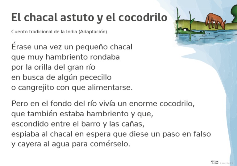 El Chacal Astuto Y El Cocodrilo Pdf