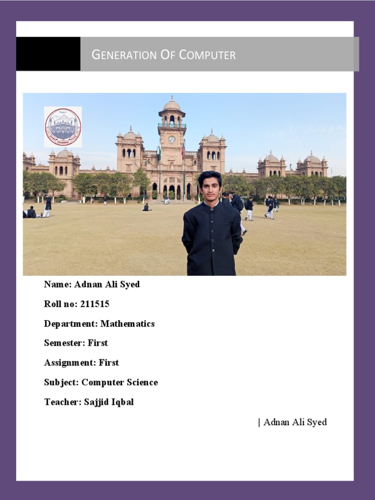 Evolution of Computer Generations | PDF | Integrated Circuit | Central Processing Unit