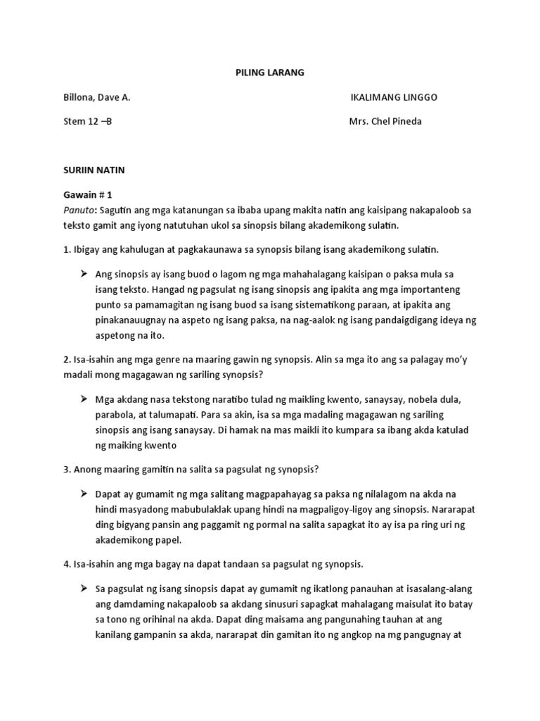 Piling Larang 5 | PDF