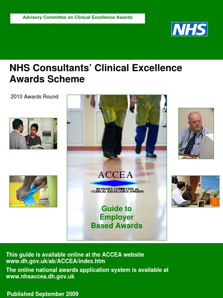 NHS Consultants' Clinical Excellence Awards Scheme: Guide To Employer ...