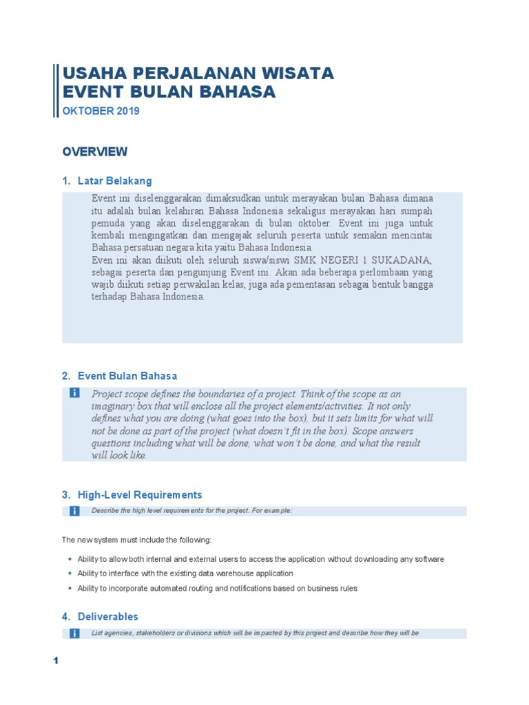 Proposal Bulan Bahasa | PDF | Systems Science | Information Age