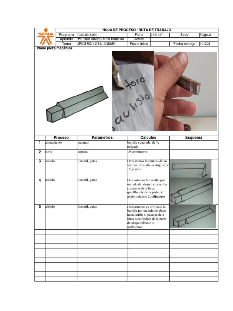 Afilado de Buril Universal para Torno | PDF