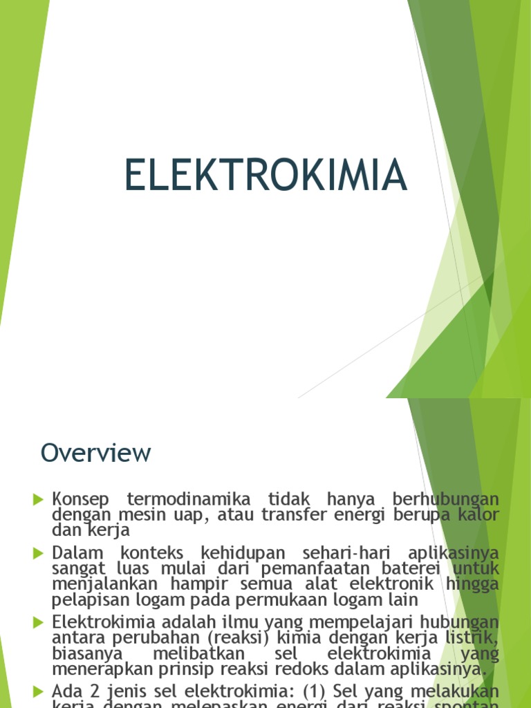 Bab 5 Elektrokimia | PDF