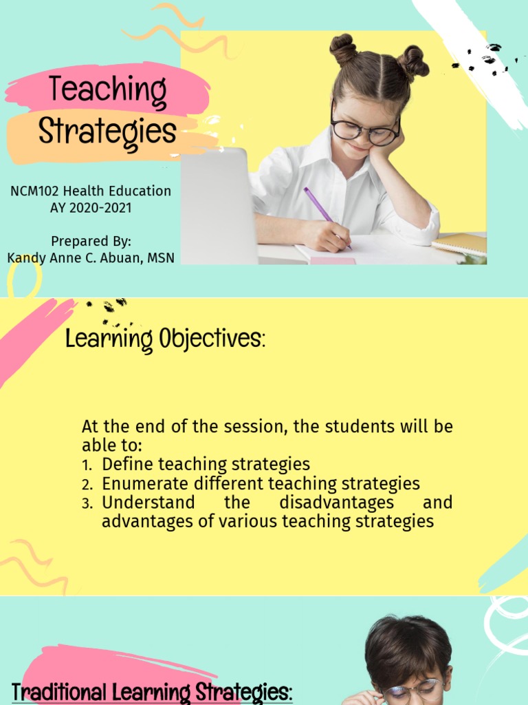 Teaching Strategies (Traditional and Activity-Based Learning) | PDF ...