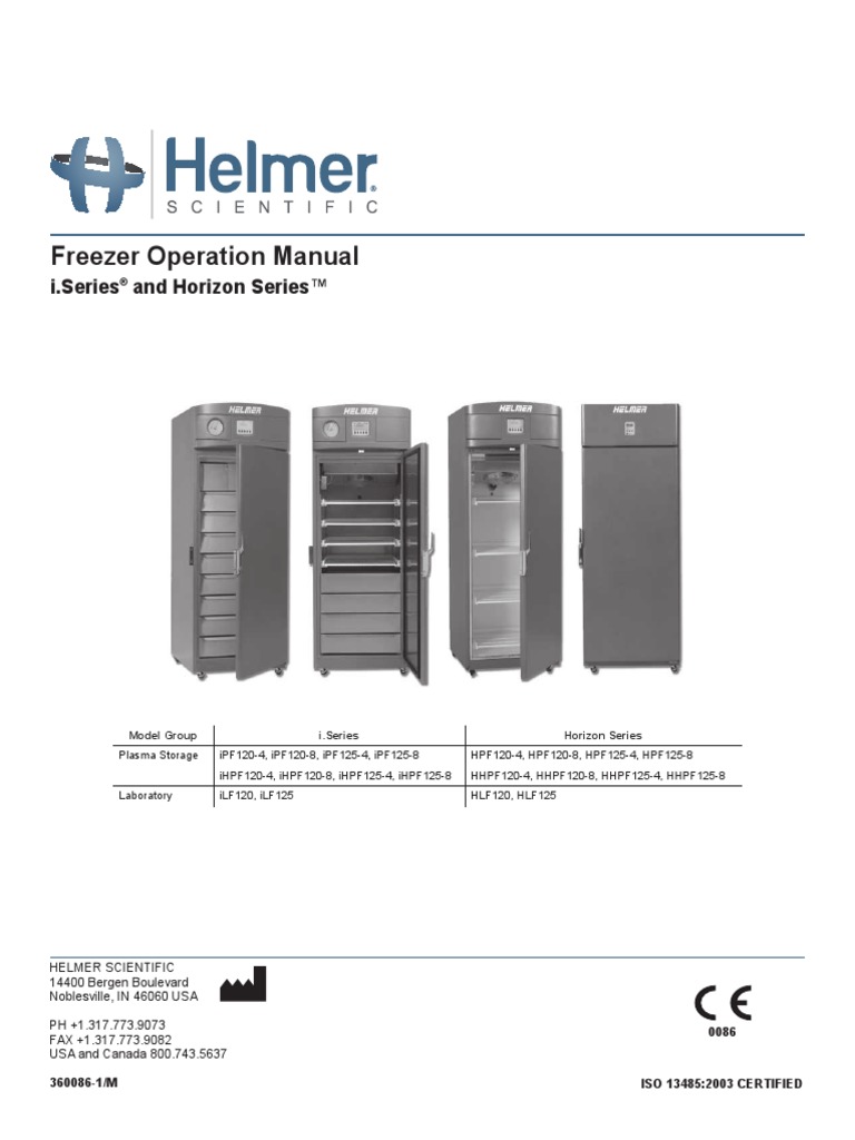 Upright Freezer Operation Manual | PDF | Safety | Refrigerator