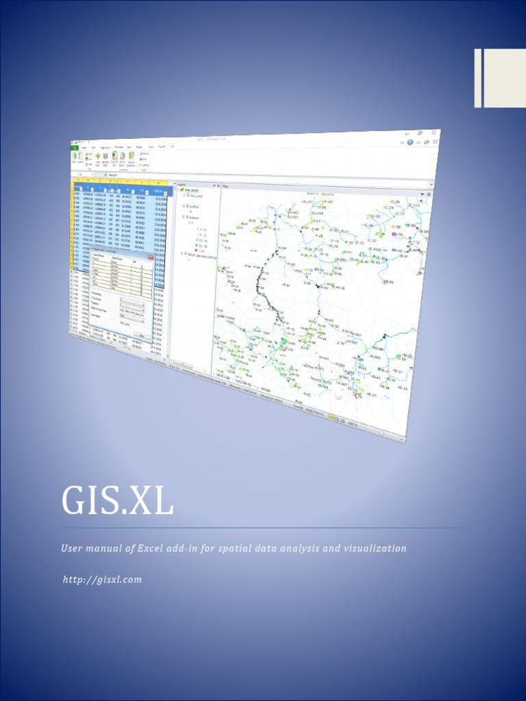 User Manual for the GIS.XL Excel Add-in for Spatial Data Analysis | PDF | Microsoft Excel ...