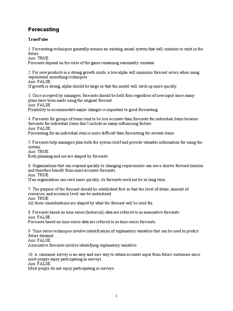 Problem Set 3-FIEM | PDF | Forecasting | Mean Squared Error