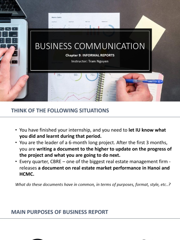 Business Communication: Chapter 9: Informal Reports | PDF ...