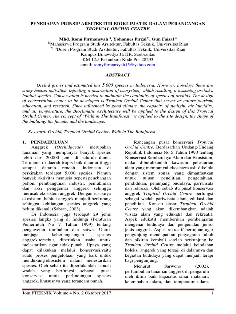 Penerapan Prinsip Arsitektur Bioklimatik | PDF