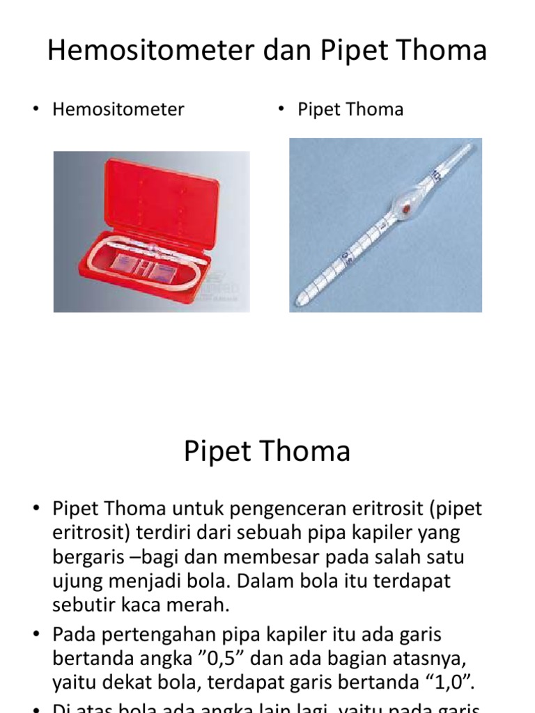 Hitung Eritrosit, HB, HT, Dan Indeks Eritrosit | PDF