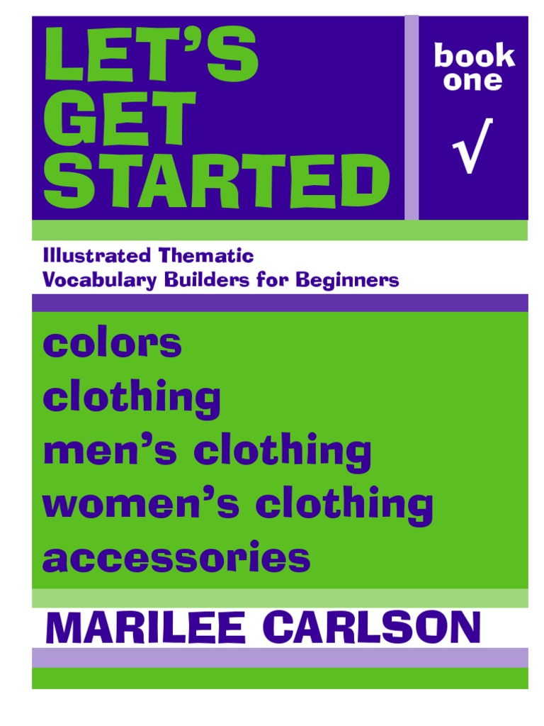 Let's Get Started - Book 1 - Introduction and Sample Pages | PDF | Suit ...