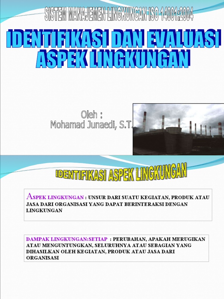 Identifikasi Aspek Lingkungan | PDF