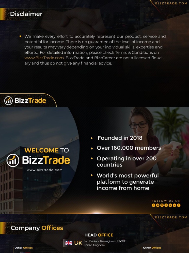 BizzTrade Presentation Ver 50 | PDF