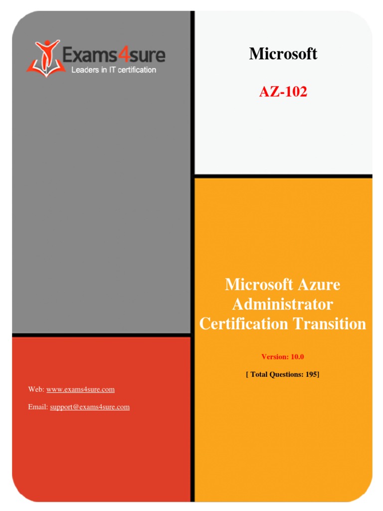 Microsoft AZ 102 | PDF | Microsoft Azure | Web Application