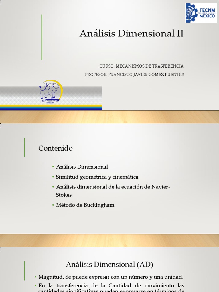 Análisis Dimensional y Similitud | PDF | Fuerza | Ecuaciones