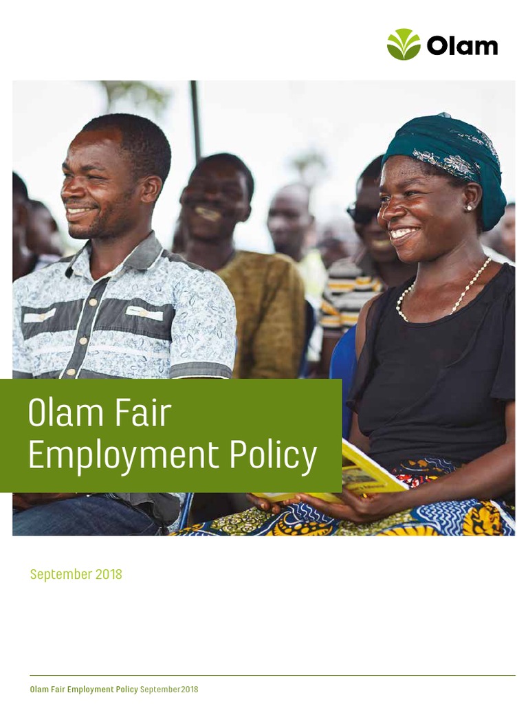 Olam Fair Employment Policy | PDF | Employment | Occupational Safety ...