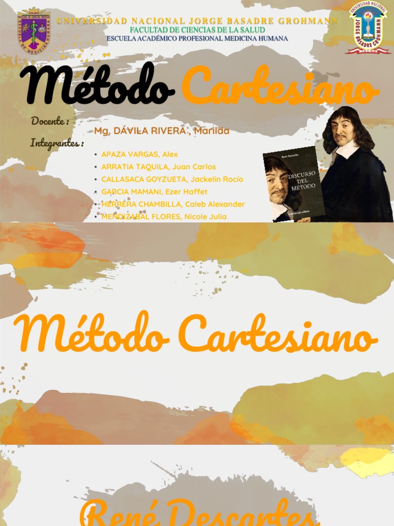 Método Cartesiano Filosofía | PDF | René Descartes | Evidencia