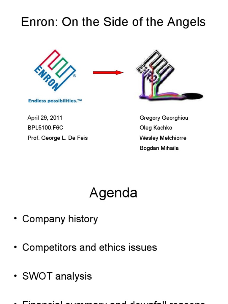 Enron Presentation | PDF