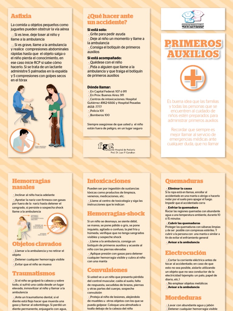 Primeros Auxilios | PDF | Primeros auxilios | Especialidades Medicas