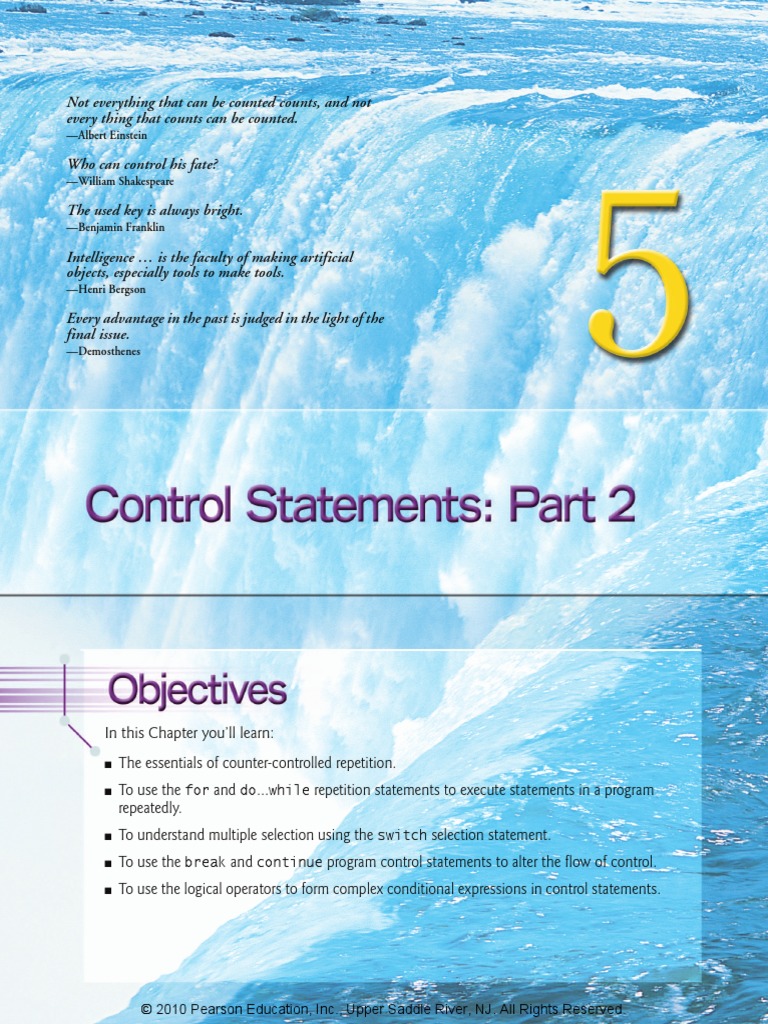 Albert Einstein: in This Chapter You'll Learn | PDF | Control Flow | Computer Programming