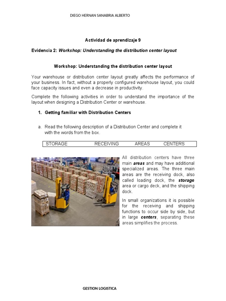 Understanding Distribution Center Layout | PDF | Warehouse | Supply ...