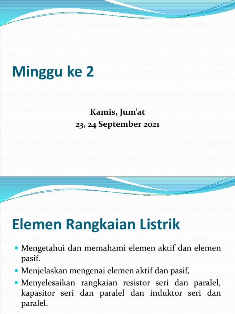 Elemen - Rangkaian - Listrik | PDF | Metode & Bahan Ajar