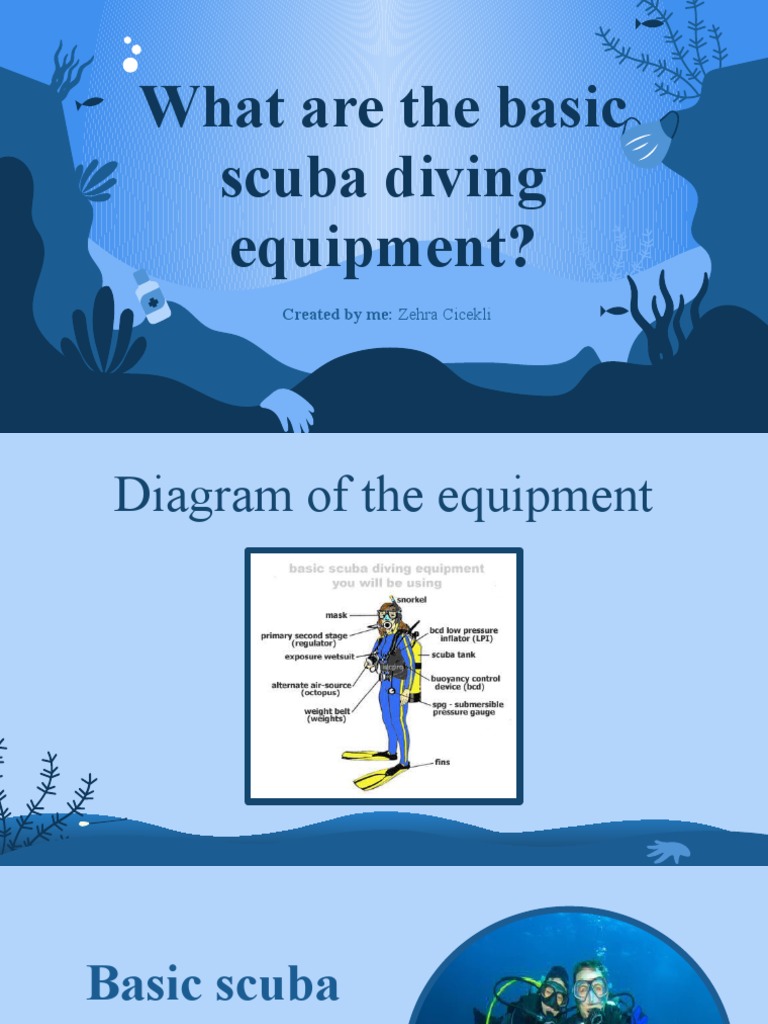 Basic Scuba Diving Equipment | PDF