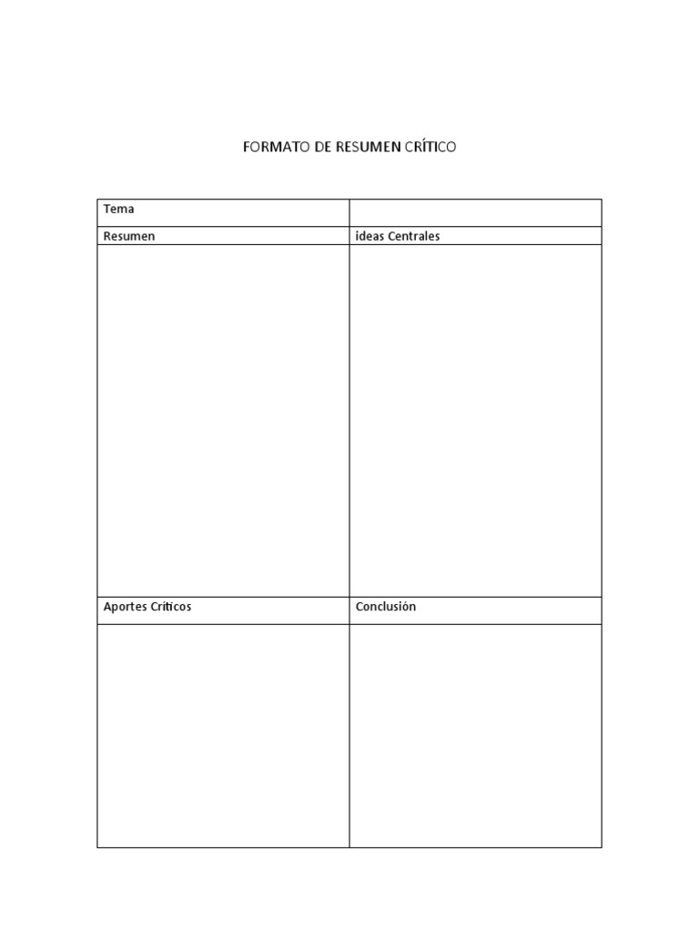 Formato-De-Resumen-Critico 21358 0 | PDF