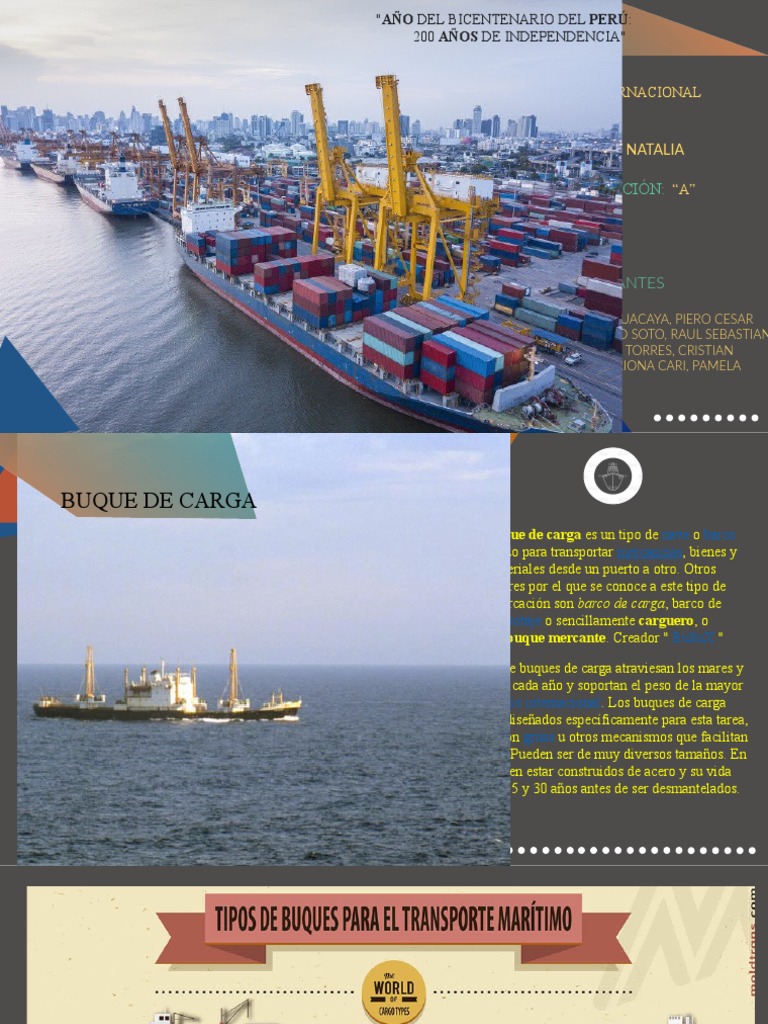 Tipos de Buques | PDF | Buques | Envío