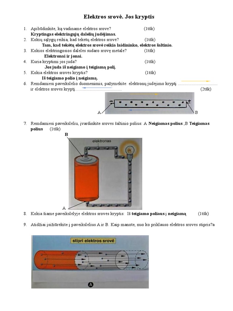 Elektros Srove PDF | PDF