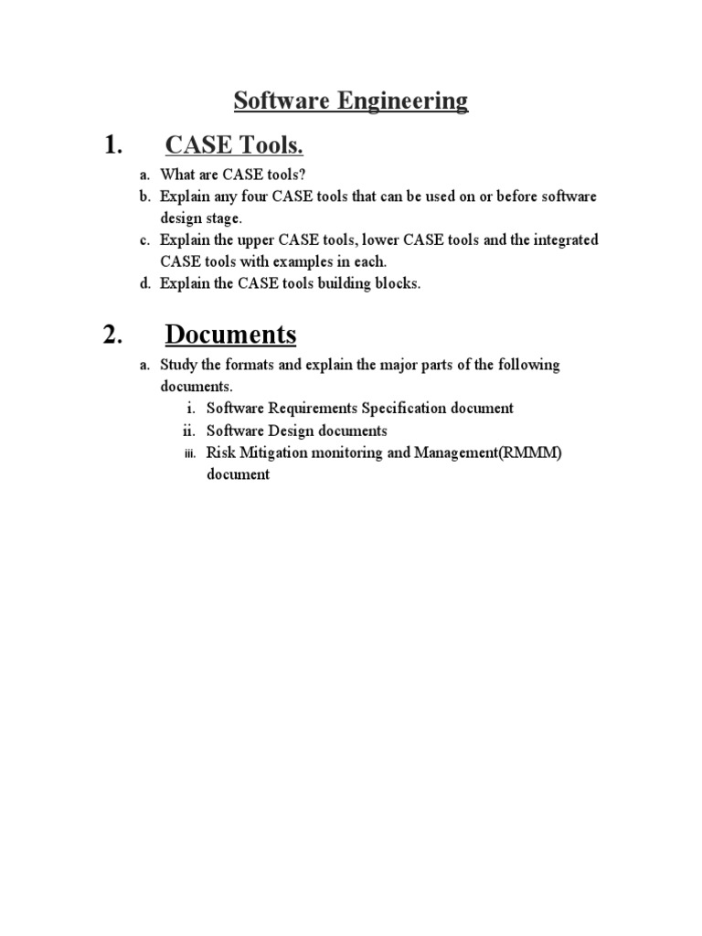 Software Engineering Outline Quiz | PDF