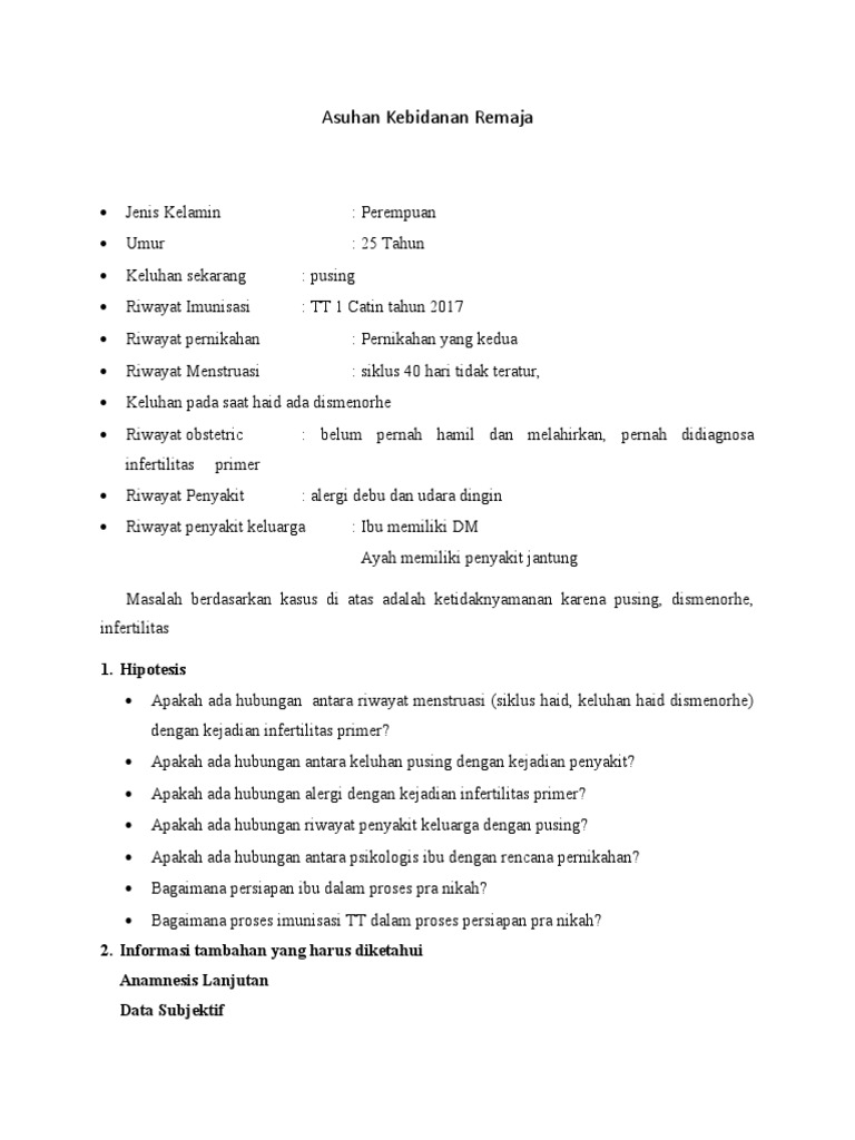 Fix Mind Map Askeb Remaja | PDF | Kesehatan Holistik