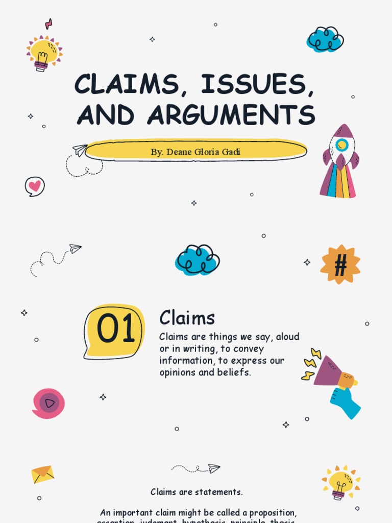 Understanding Claims and Arguments | PDF | Argument | Reason