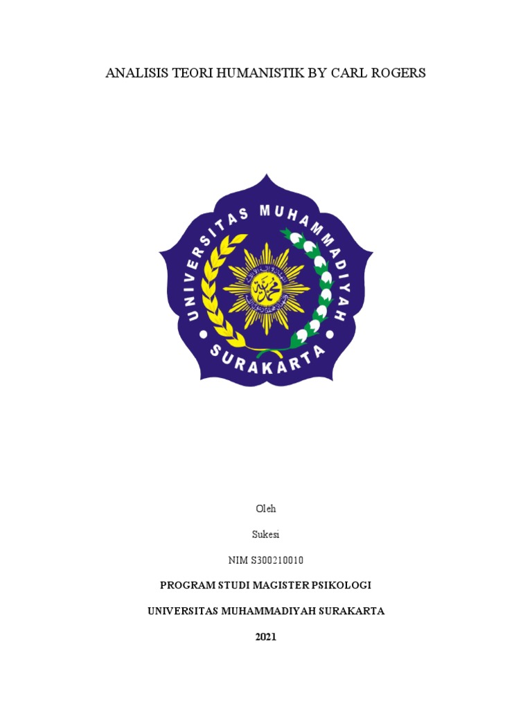 Analisis Teori Humanistik by Carl Roger | PDF