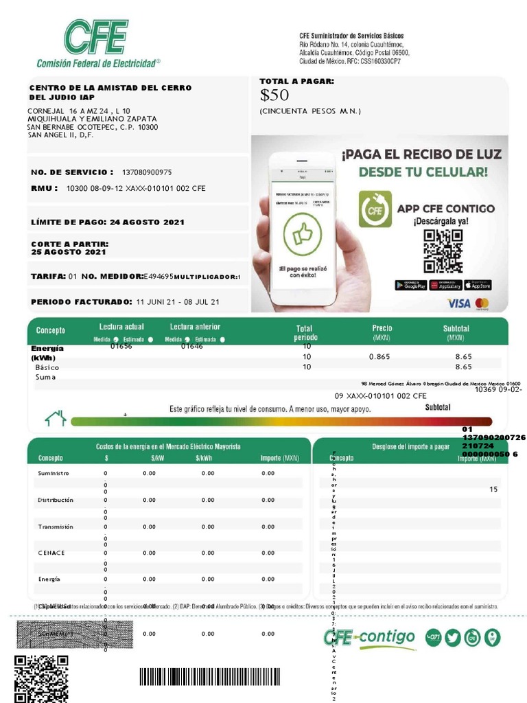 Cfe para Editar | PDF