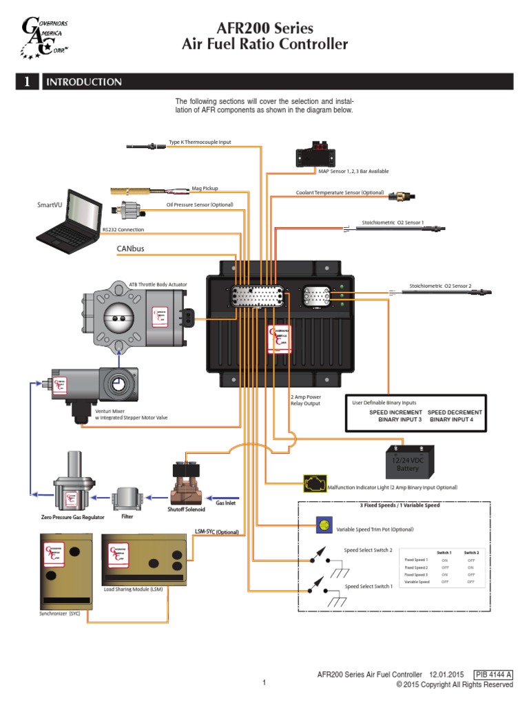 Afr200 Series Air Fuel Ratio Controller: Canbus | PDF | Turbocharger ...