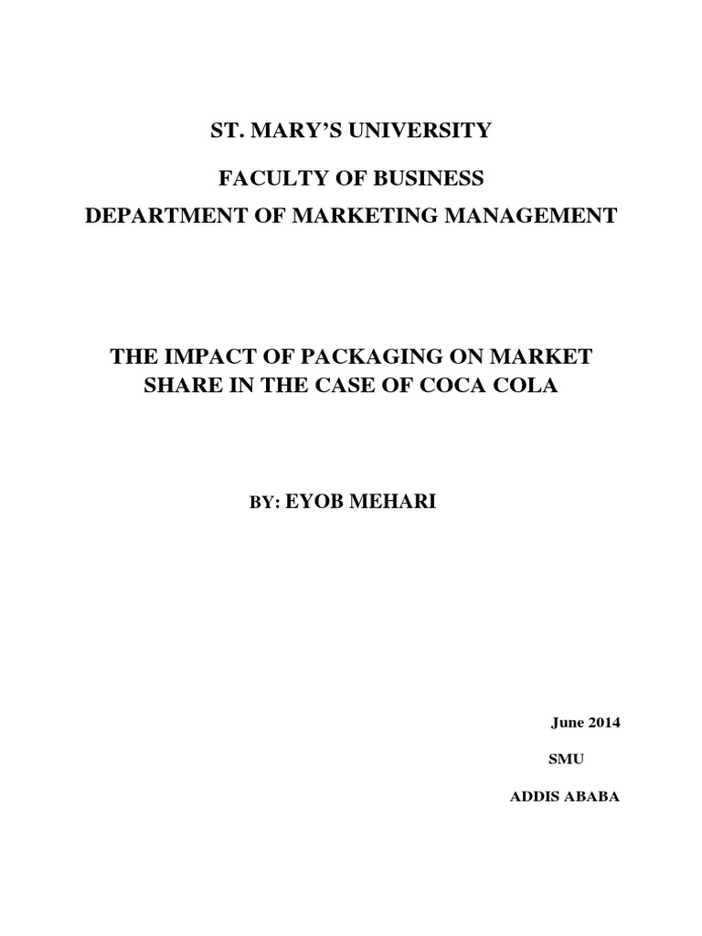 Eyob Mehari | Download Free PDF | Market Share | Business Process