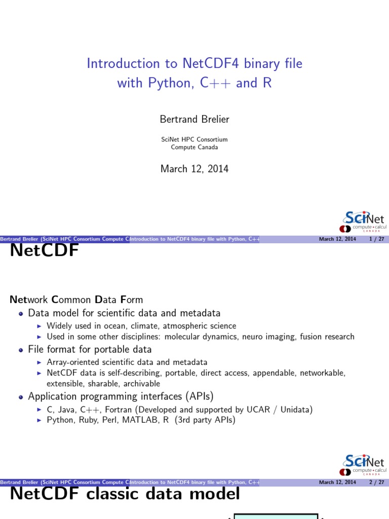 Introduction To Netcdf4 Binary File With Python C And R Bertrand 4702
