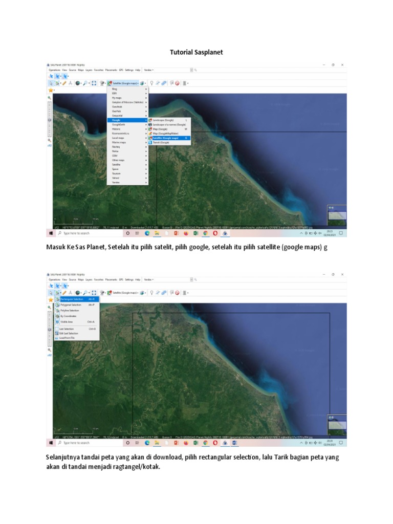 Tutorial Sasplanet | PDF