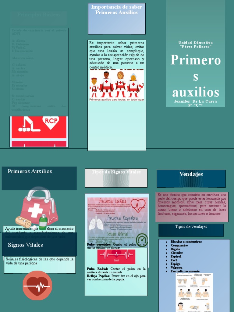Guía Básica de Primeros Auxilios | PDF | Primeros auxilios | Reanimación cardiopulmonar