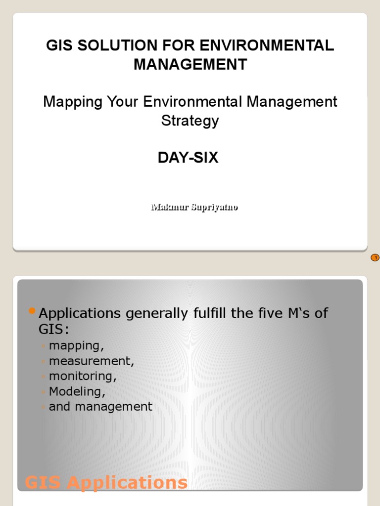 Gis Solution For Environmental Management | PDF | Geographic ...