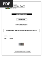Grade 7 EMS Case Study - Term 1 - 2023 Memorandum | PDF