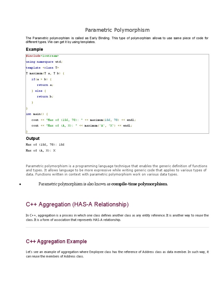 Association Aggregation And Composition Oops Pdf Object Oriented Programming Programming