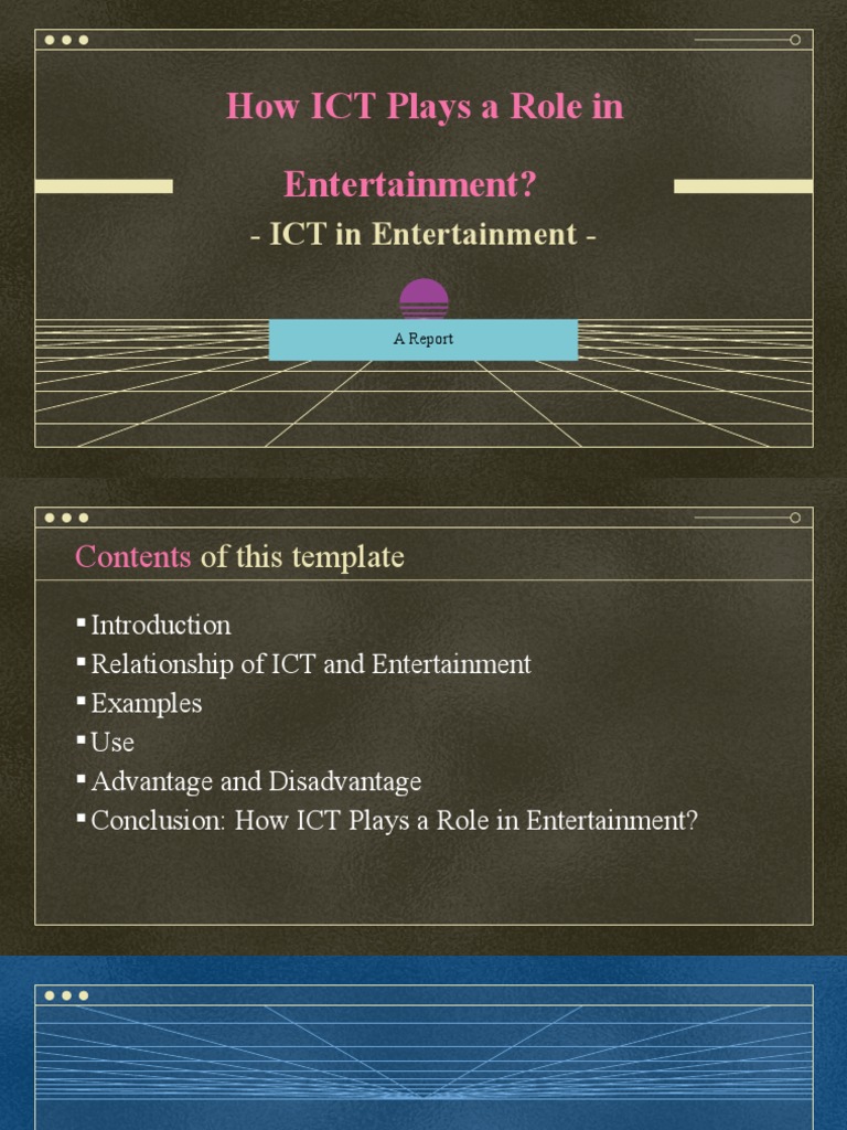 How ICT Plays A Role in Entertainment? | PDF | Information Technology ...