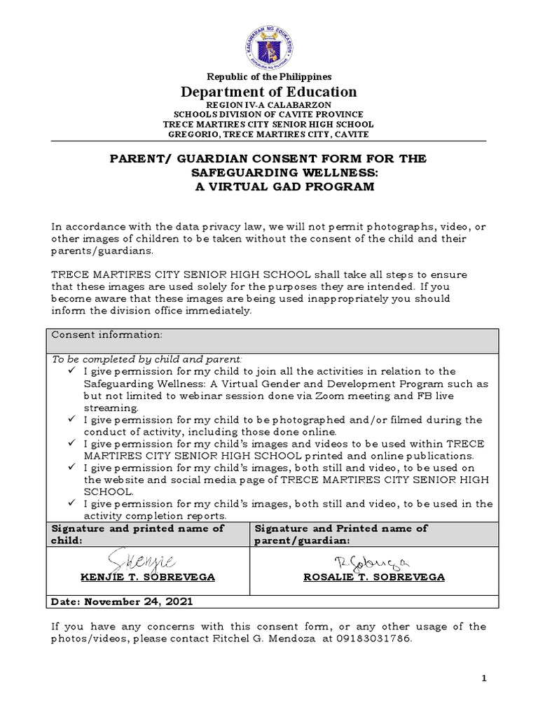 CONSENT FORM RECORDINGPOSTING Final 1 | PDF | World Wide Web | Internet ...