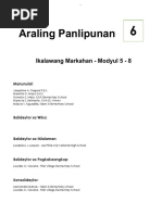 DLL - Araling Panlipunan 6 - Q2 - W5 | PDF