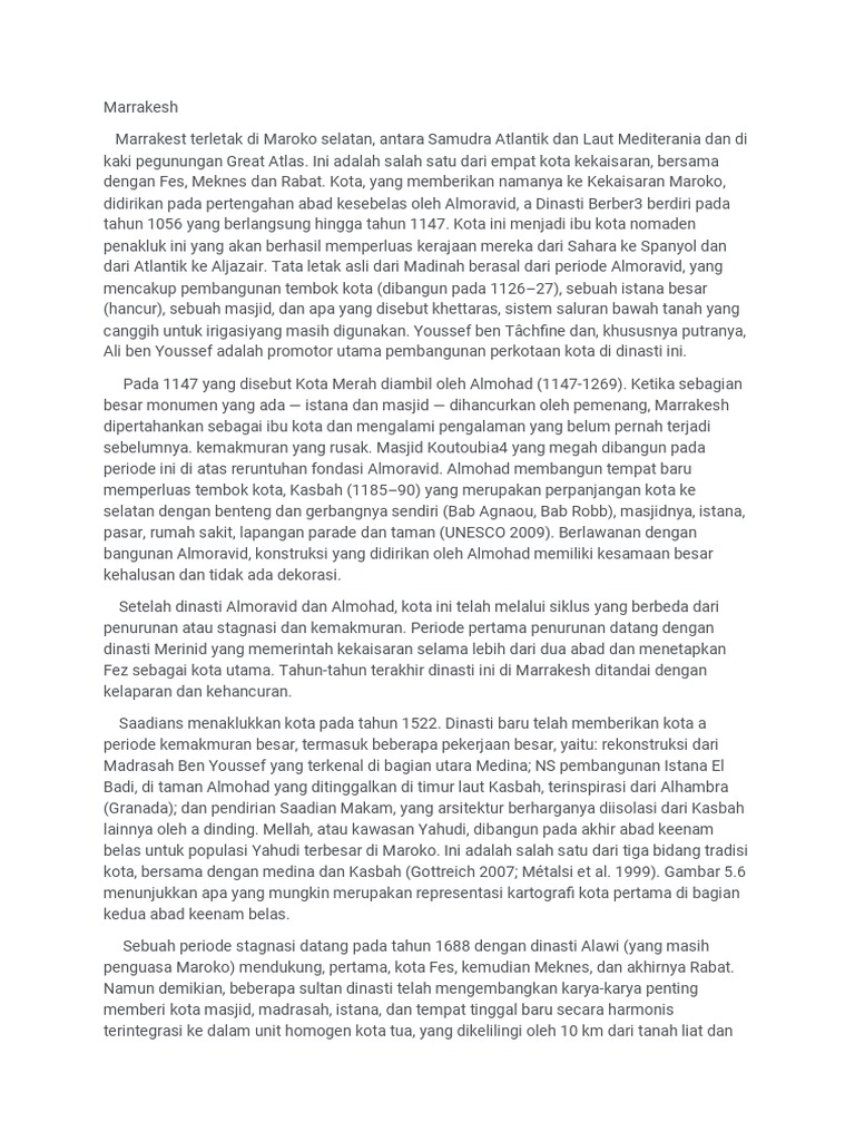 Sejarah Marrakesh | PDF